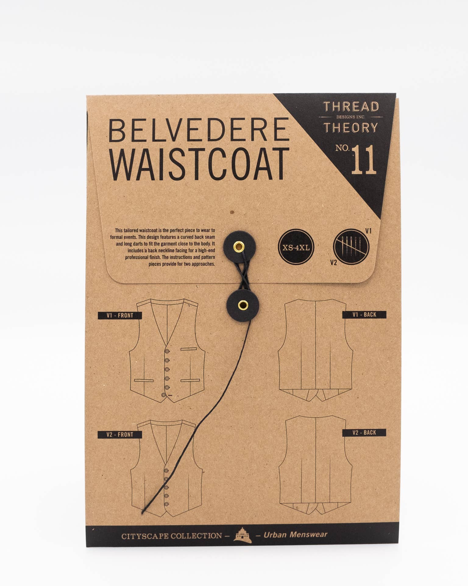 Thread Theory - Belvedere Waistcoat Tissue Sewing Pattern – The Spool ...